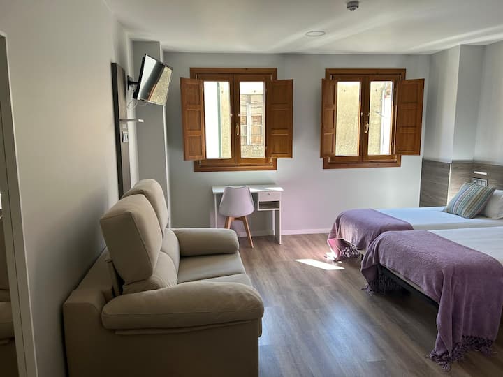 Habitacion Doble Twim Con Baño Privado - Mellid