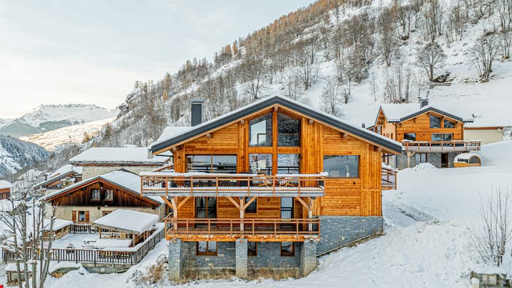 Chalet Aliet - Paradiski - Luxueux & Familiale - Peisey-Nancroix