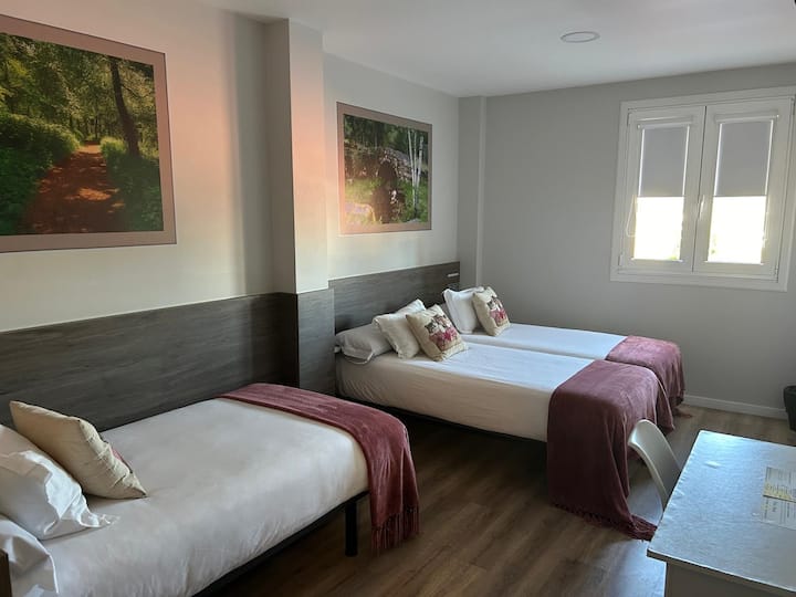 Habitacion Triple Con Baño Privado - Mellid