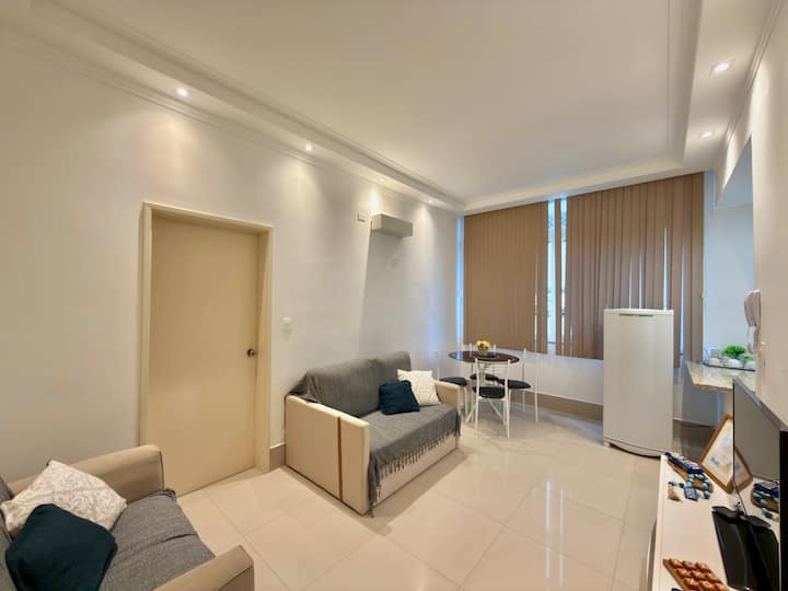 1 Quadra Da Praia Pitangueiras| Ar Cond| 5 Pessoas - Guarujá