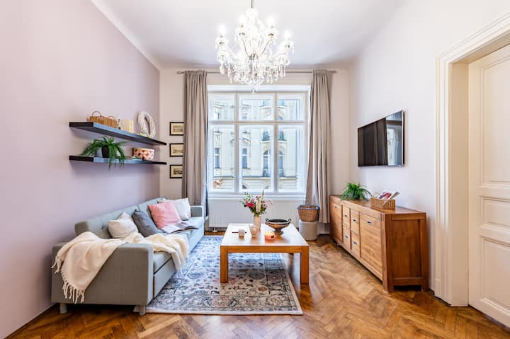 2bdr Apt. Next To Dancing House • 100-200 Mbs Wifi - Praga