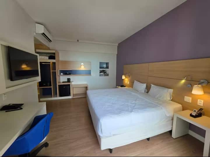 Apartamento Com Vista Para O Mar A 90m Da Praia! - Santos