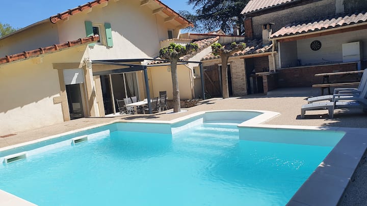 La Tit'laurette: Piscine, Four à Pizza - Loriol-sur-Drôme