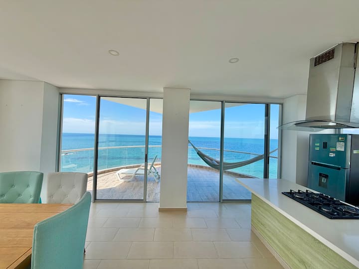 Diseño & Vista Al Mar Desde Todo El Apartamento - Sucre