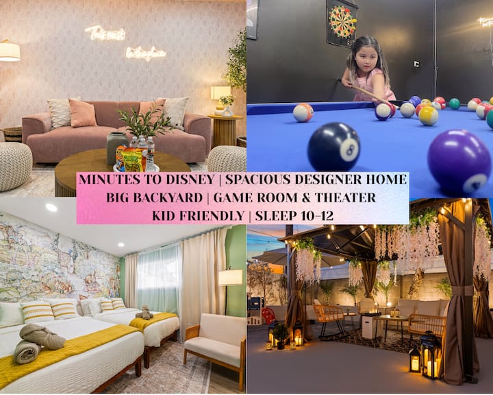 Magical Pink Family Home By Disney Theater & Games - Anaheim