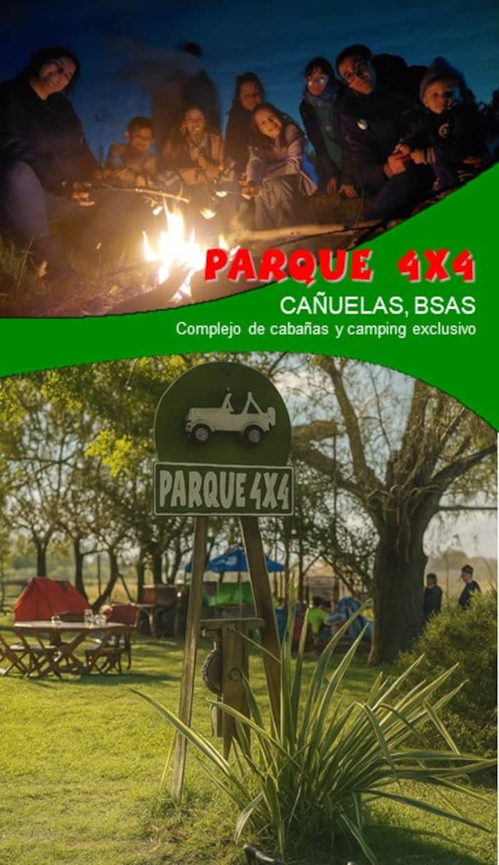 Cabaña "Blancas Y Negras" En Parque4x4. Cañuelas - Cañuelas