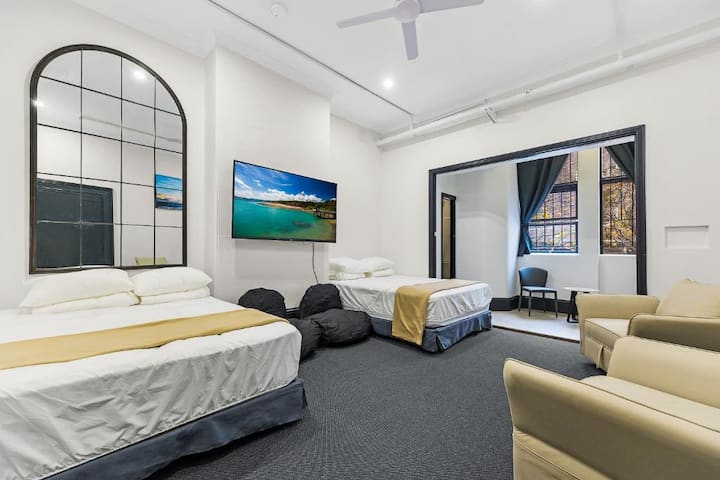 Backpacker Hotel 2beds Cozy Room With Bath - Sydney