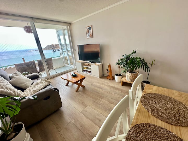 Dpto Con Inigualable Vista A Playa La Herradura!🏖 - Coquimbo