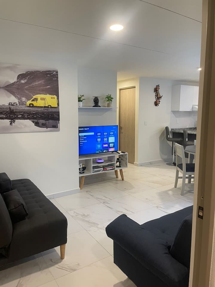 Depa Súper Cerca Estadío Gnp Y Apto. Cdmx A 10 Min - Mexico