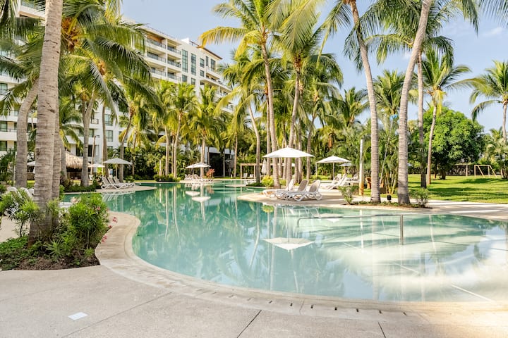 Residencial La Isla Diamante Depa Con Playa - Acapulco