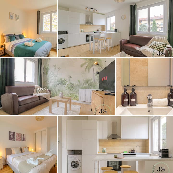 Le Montchatois - Spacieux T3 Proche Hôpitaux Est - Zoo de Lyon