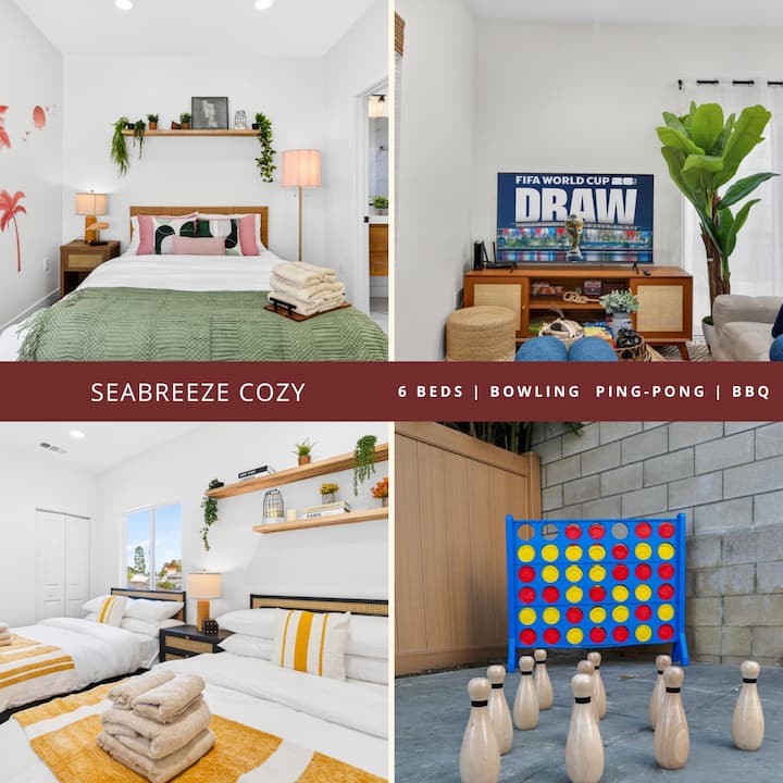 Stylish Retreat W/ Bowling, Ping Pong & Outdoor - Huntington Beach, CA