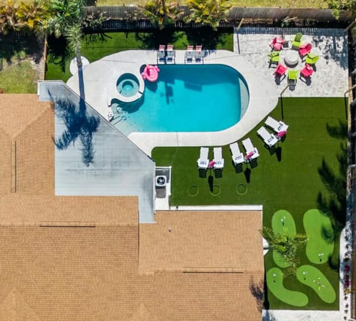 New! Heated Pool~spa~mini Golf~fire Pit~griddle - Clearwater, FL
