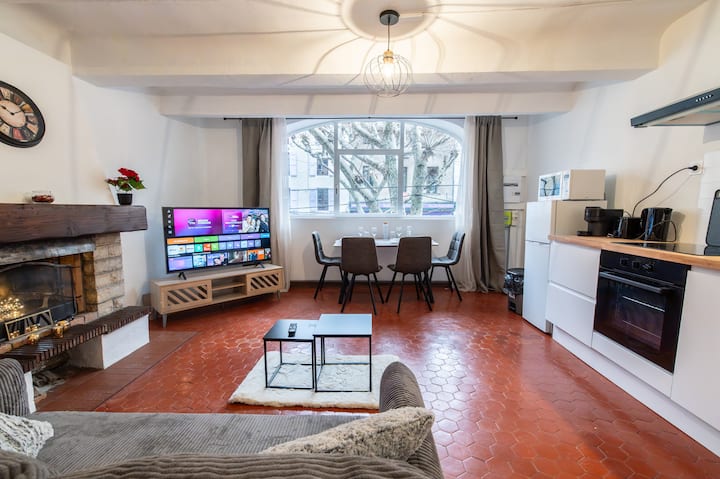 Vue Gassendi & Art Déco : King Size • Verrière - Digne-les-Bains