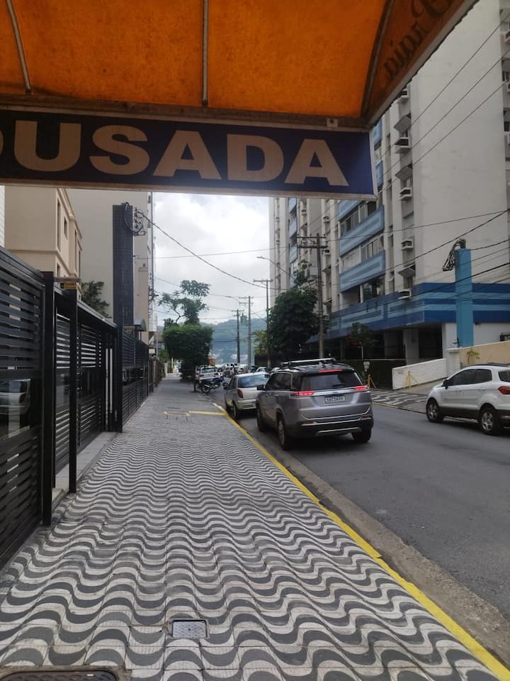 Pousada Morada Da Praia Na Praia De São Vicente . - Santos