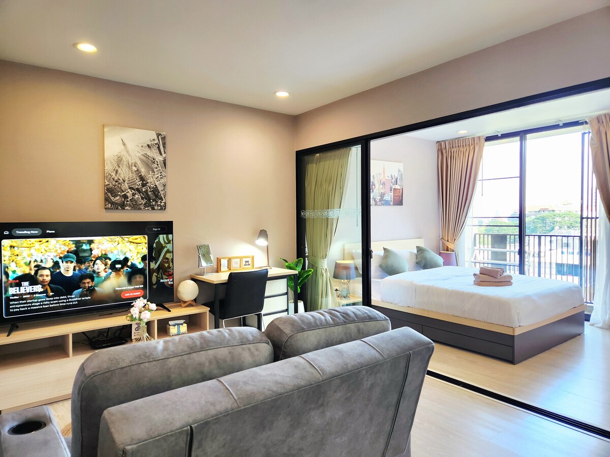 Centre de Nimman • Chambre d'angle spacieuse • 팜스프링 - Condos à louer à ...