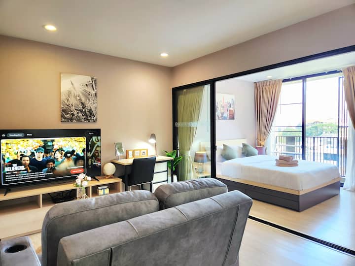 Nimman 최고의 위치 • 넓은 코너룸 • 마야몰 근처 - Chiang Mai