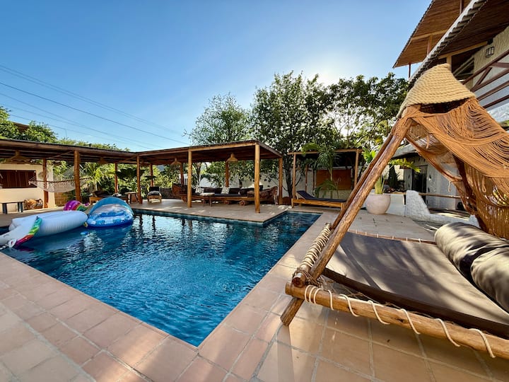 Casa Tropical Con Piscina. - Taganga