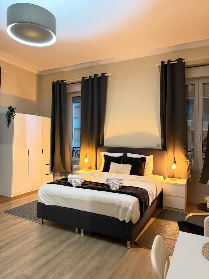 Studio éLégant – Maison De Maître Parking Gratuit - Haut-Rhin