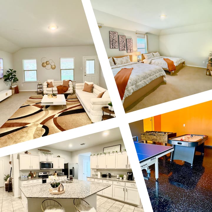 Game Room + Massage Chair, Spacious, Near Downtown - Fort Worth, TX