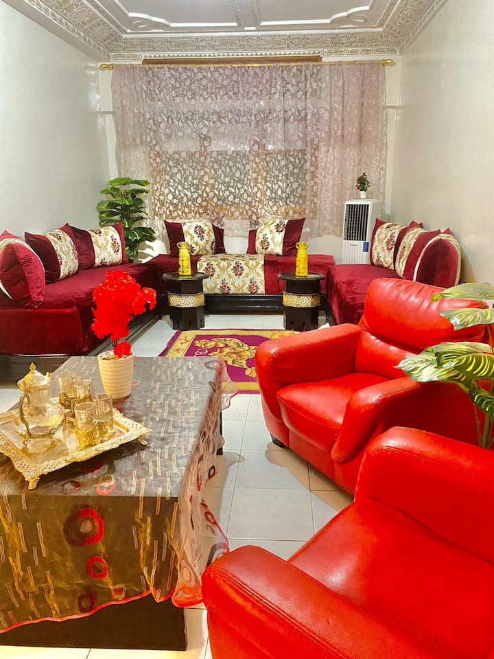 Appartement Cosy & Calme 2 Balcon Près- Aéroport - Fes