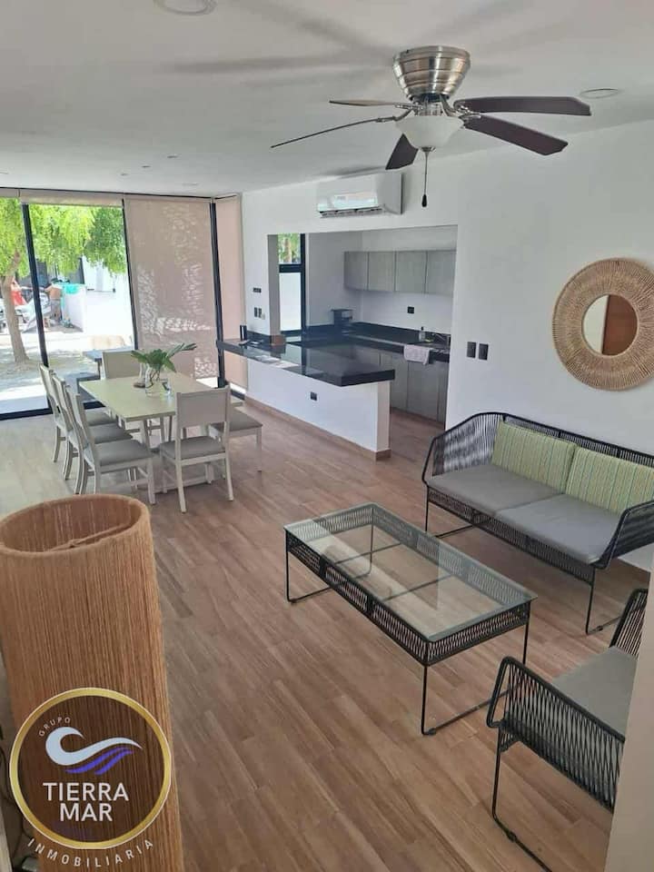 Villa Con Club De Playa Telchac Puerto - Telchac Puerto