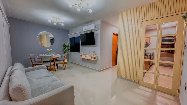 Departamento/vista Parcial Mar/1 Min Playa/terraza - Boca del Río