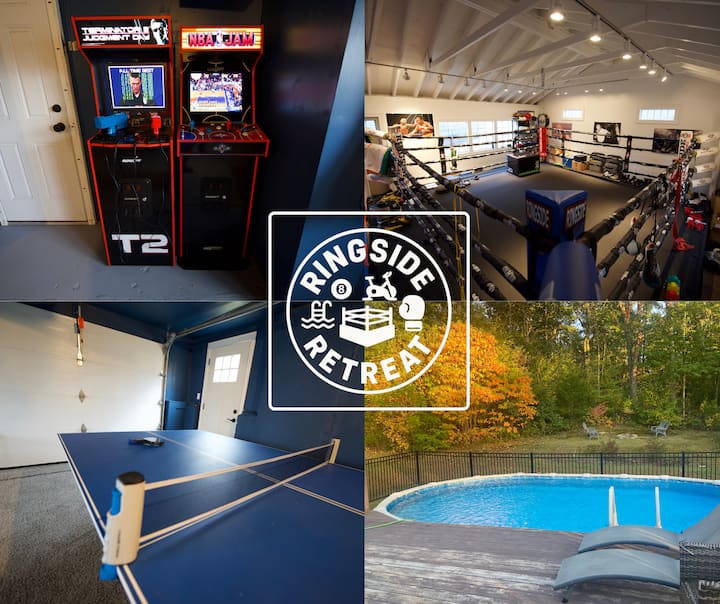 Ringside Retreat-pool, Game Room, Boxing Ring, Gym - Connecticut