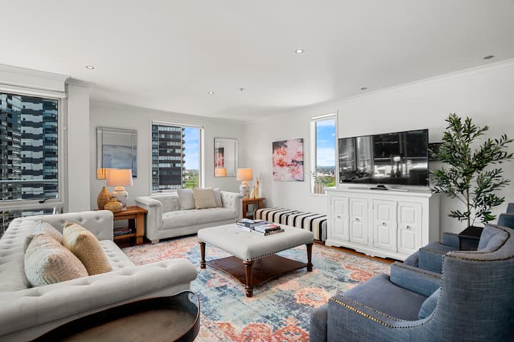 Penthouse - City & Sea Views 3br Free Parking, P&g - Melbourne