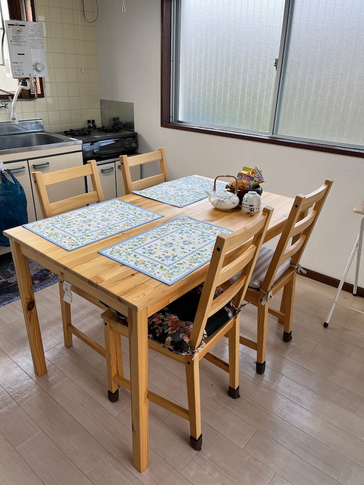 ルピナス2階！スーパーホスト&ゲストチョイスです！ペット可無料！電車の音に敏感な方は要検討して下さい - 가와치나가노시