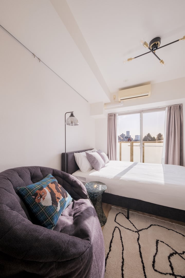 渋谷駅徒歩５分/最大2名/新しく綺麗なお部屋/モダンなお部屋でゆっくり(94) - Shibuya