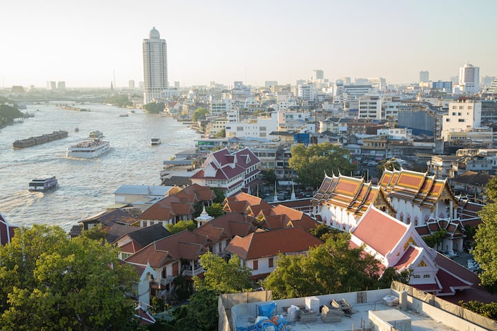 Amazing River View Studio In Old Town - Talad Noi - Bangkok Noi