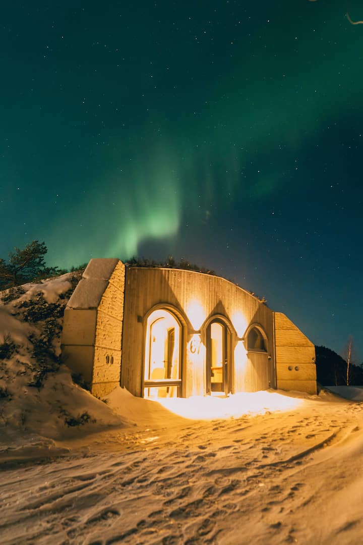 Kaamos Lodge Huone Upealla Näköalalla - Ylitornio