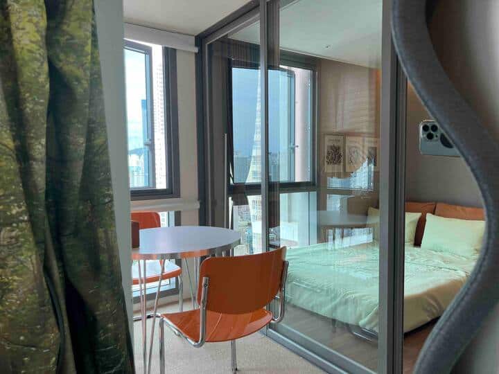 :초고층 온돌: 신축 중심가 분리룸 [그린감성]  취사가능 숙소 #엘본더스테이#최고급매트 - Busan