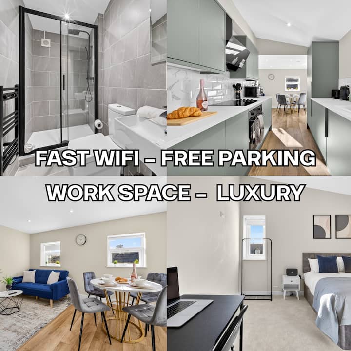 2br - Fast Wi-fi - Work Space - Free Parking - Cardiff