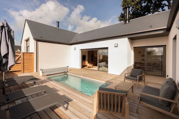 2 Villas Communicantes Avec Piscines - Erquy