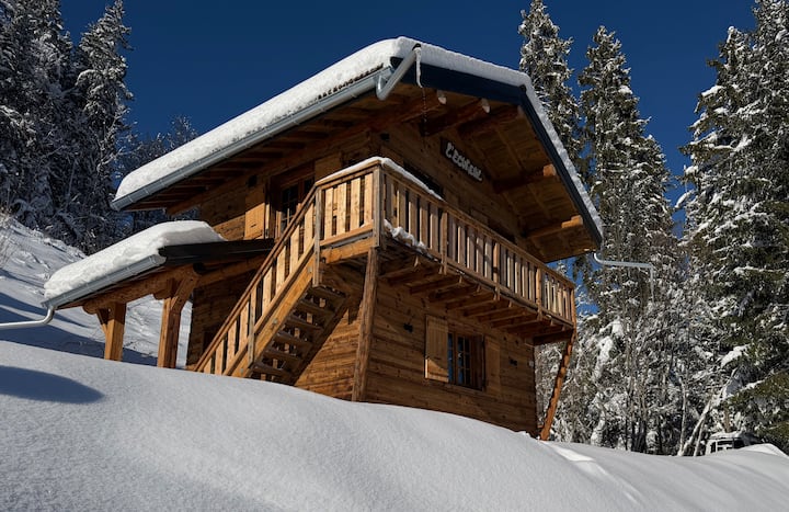 A Cabin Overlooking Mont Blanc - Les Contamines-Montjoie