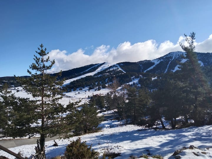 Studio Avec Terrasse Ensoleillée + Cheminée - Gréolières les Neiges