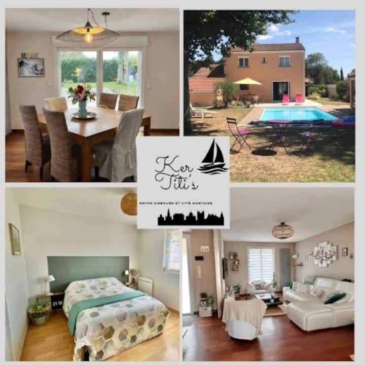 Belle Maison Avec Piscine ~ Nantes ~ Côte De Jade - Loire-Atlantique