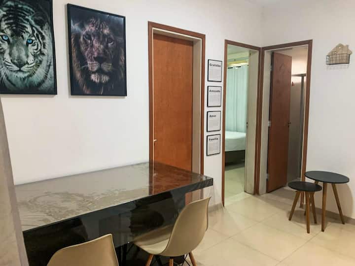 Ns Stay J02- Apt 2 Cama Casal A 2,4 Km Aeroporto - Campo Grande