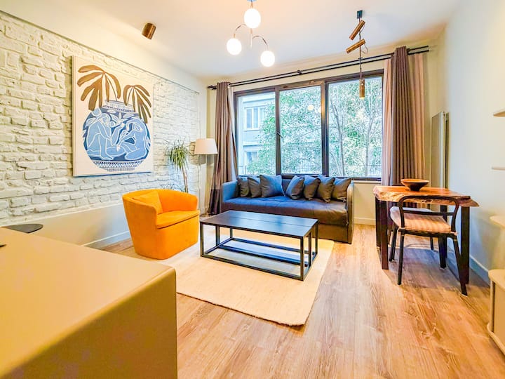 Cozy & Central Cihangir Flat With Rooftop Terrace - Beyoğlu