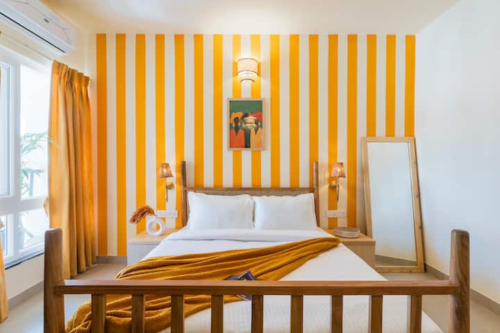 Sereno Amber 1bhk Cosy Apt W/pool, Gym, Games Zone - Goa