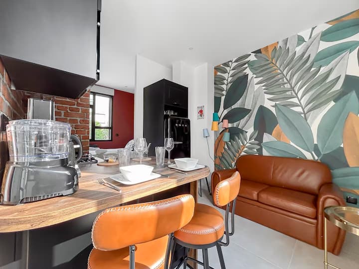 T1 Délice 102 - Haut De Gamme, Clim, Garage Privé - Grenoble