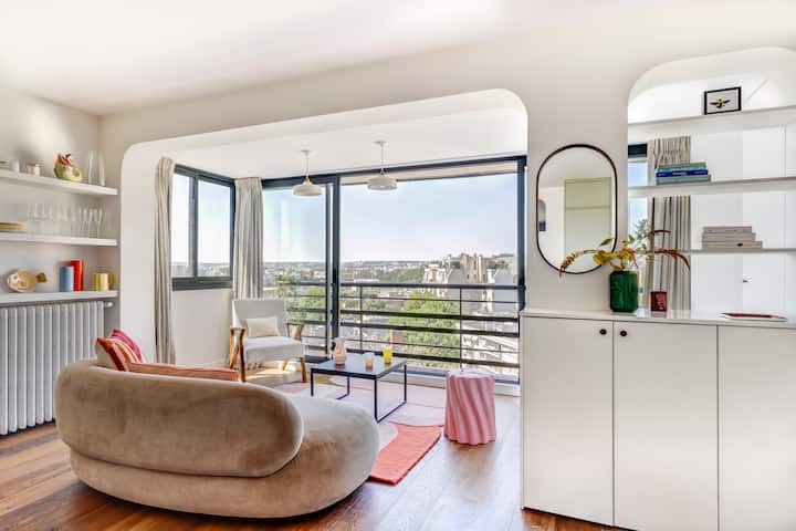 Duplex Luxe, Terrasse & Vue Tour Eiffel - Neuilly-sur-Seine