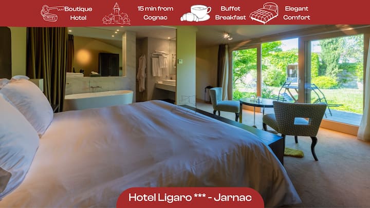 Hôtel Ligaro Jarnac - Chambre Double Supérieure - Jarnac