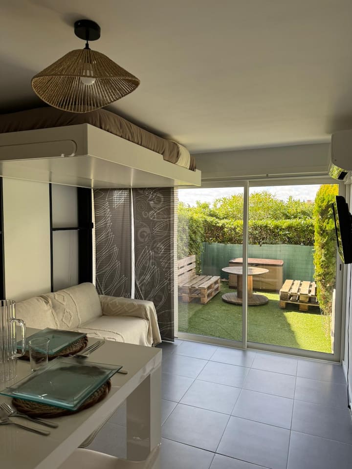 Studio Plain-pied Avec Rez-de-jardin, Proche Mer - Marseillan