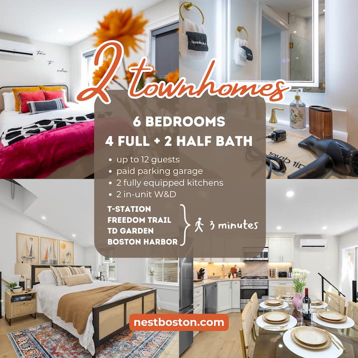 2 Connected Homes • Heart Of North End - Boston, MA