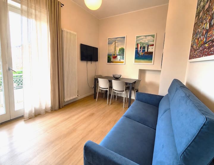 Casa Azul Nuovo Con Vista Mare E Balcone - Grottammare