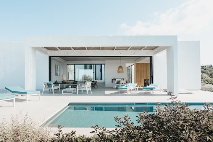 Designer Villa With Sea View & Pool Near Binibeca - Binibeca