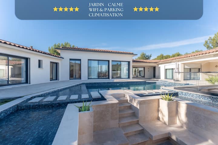 Aria Blue • Spacieuse • Climatisée • Piscine - Fransa